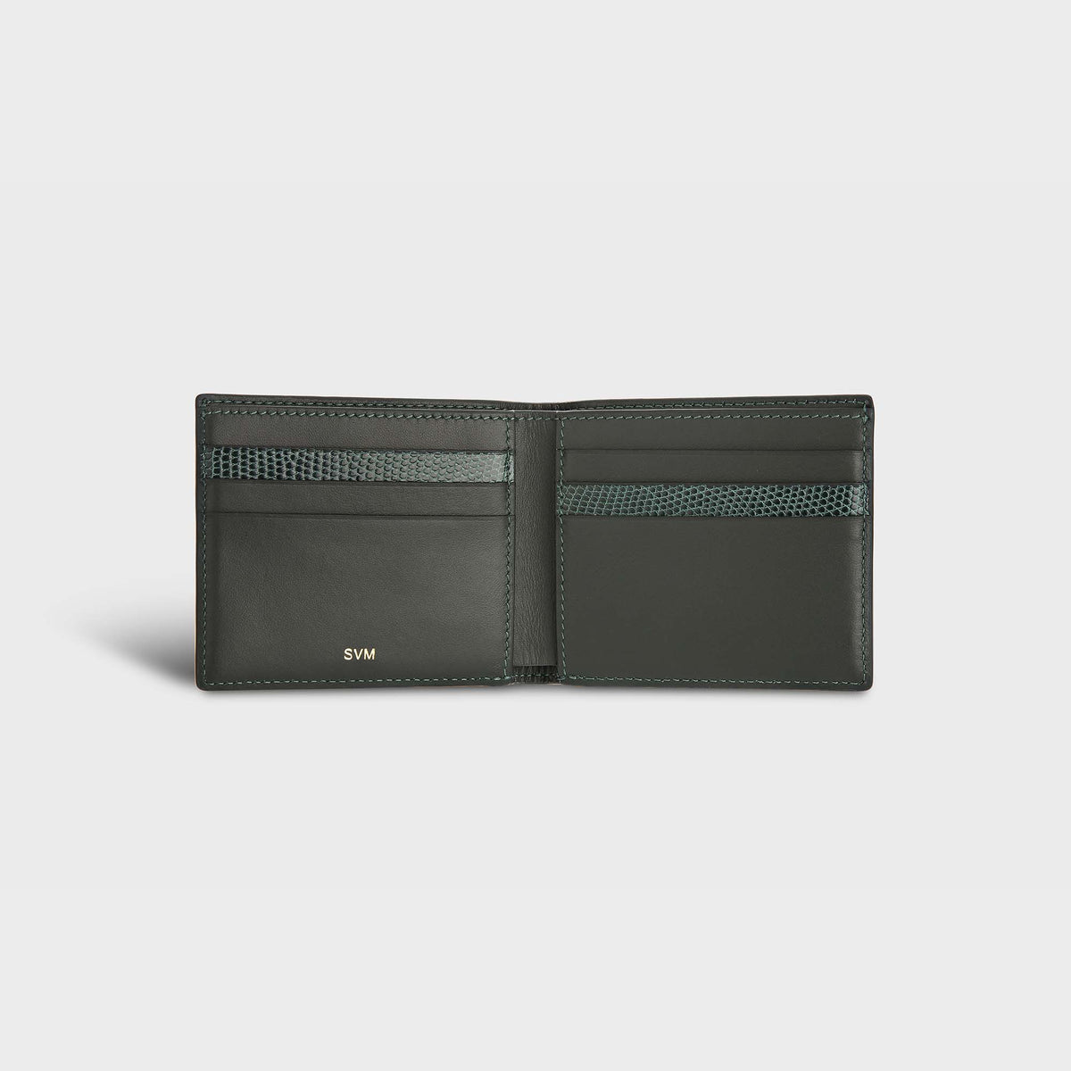 SLIM BI-FOLD LIZARD WALLET – Maison SVM